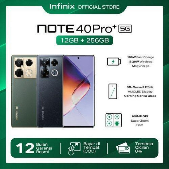 INFINIX NOTE 40 PRO PLUS 12/256GB RESMI